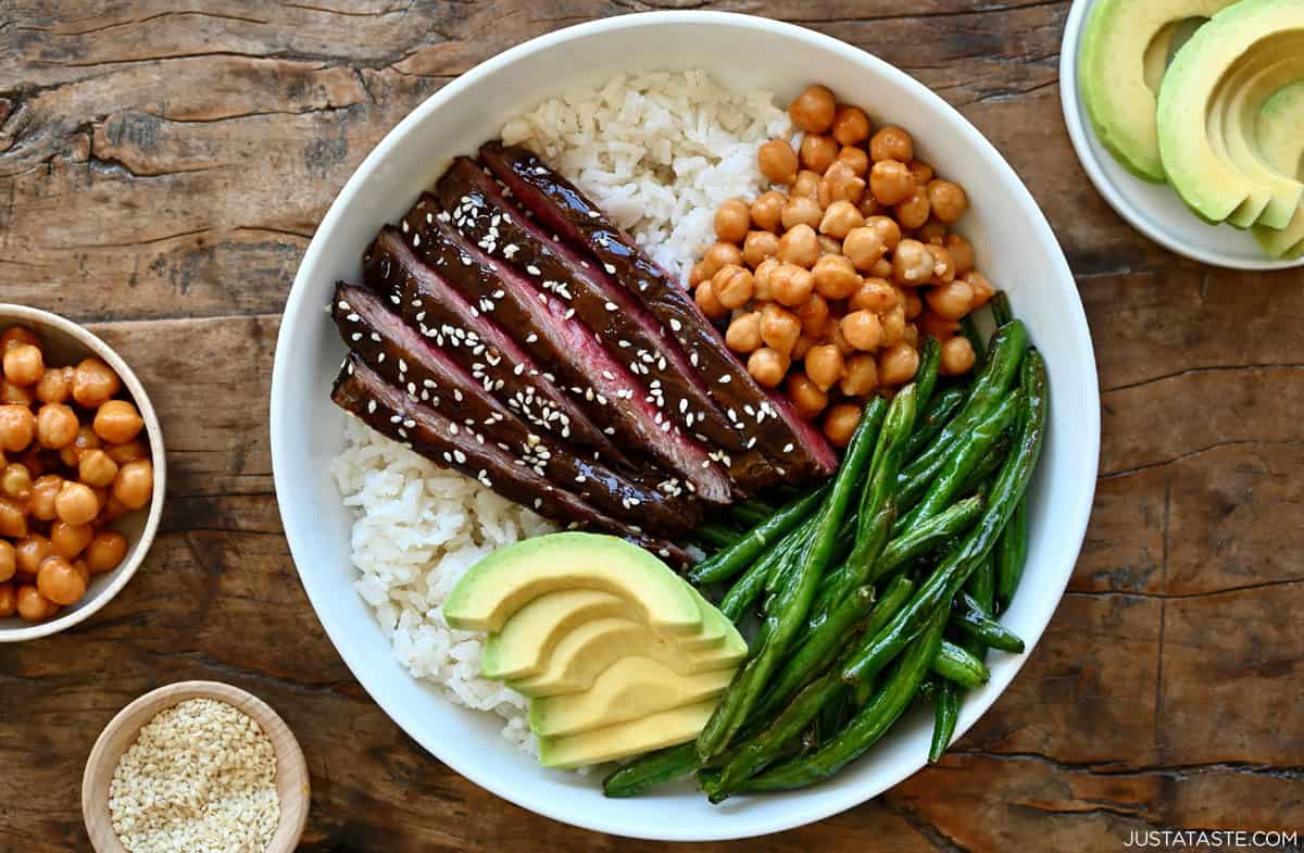 Beef Teriyaki Bowls - Just a Taste