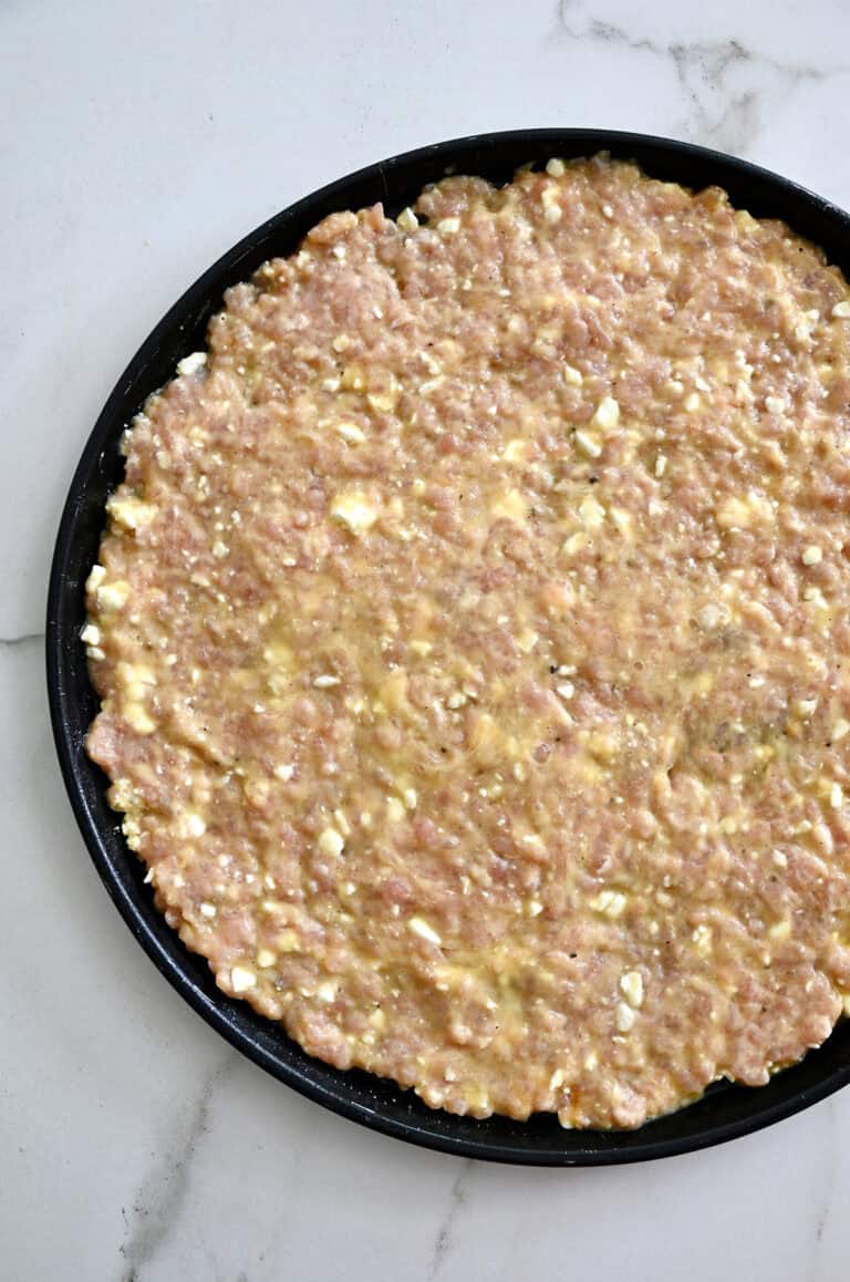 Chicken Crust Pizza (High Protein & Low Carb)