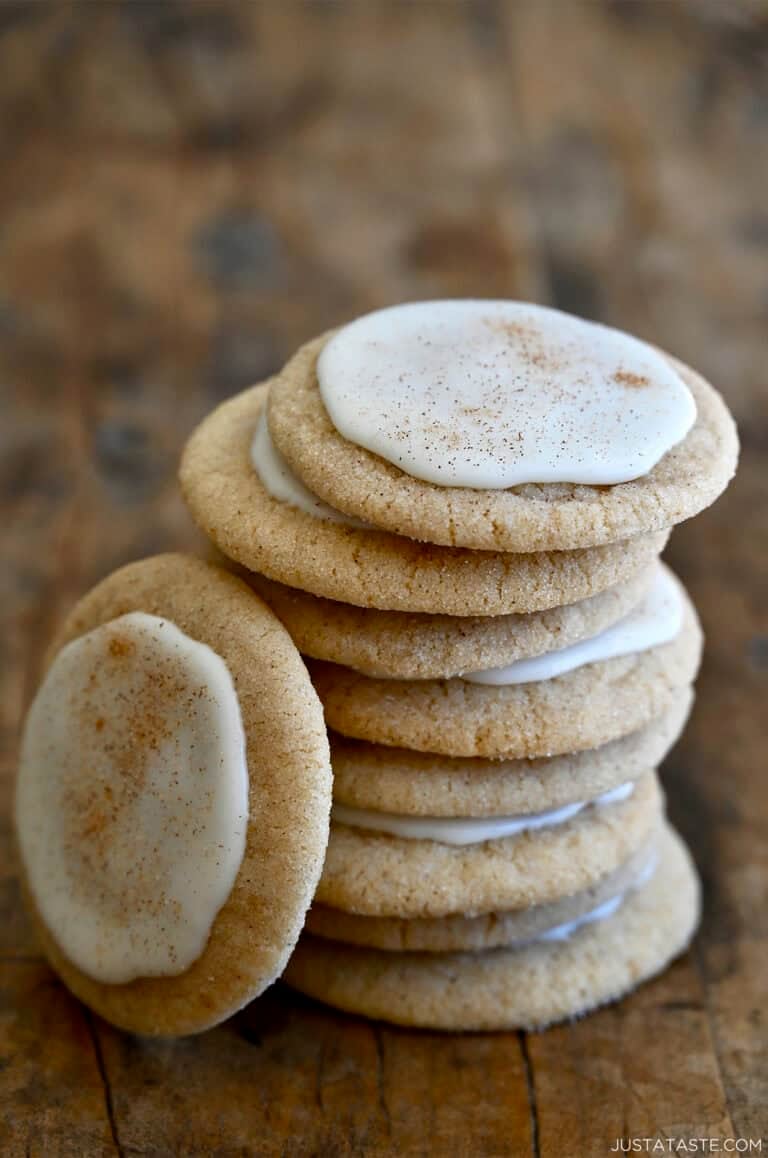 Taylor Swift Chai Cookies (with Eggnog Icing)