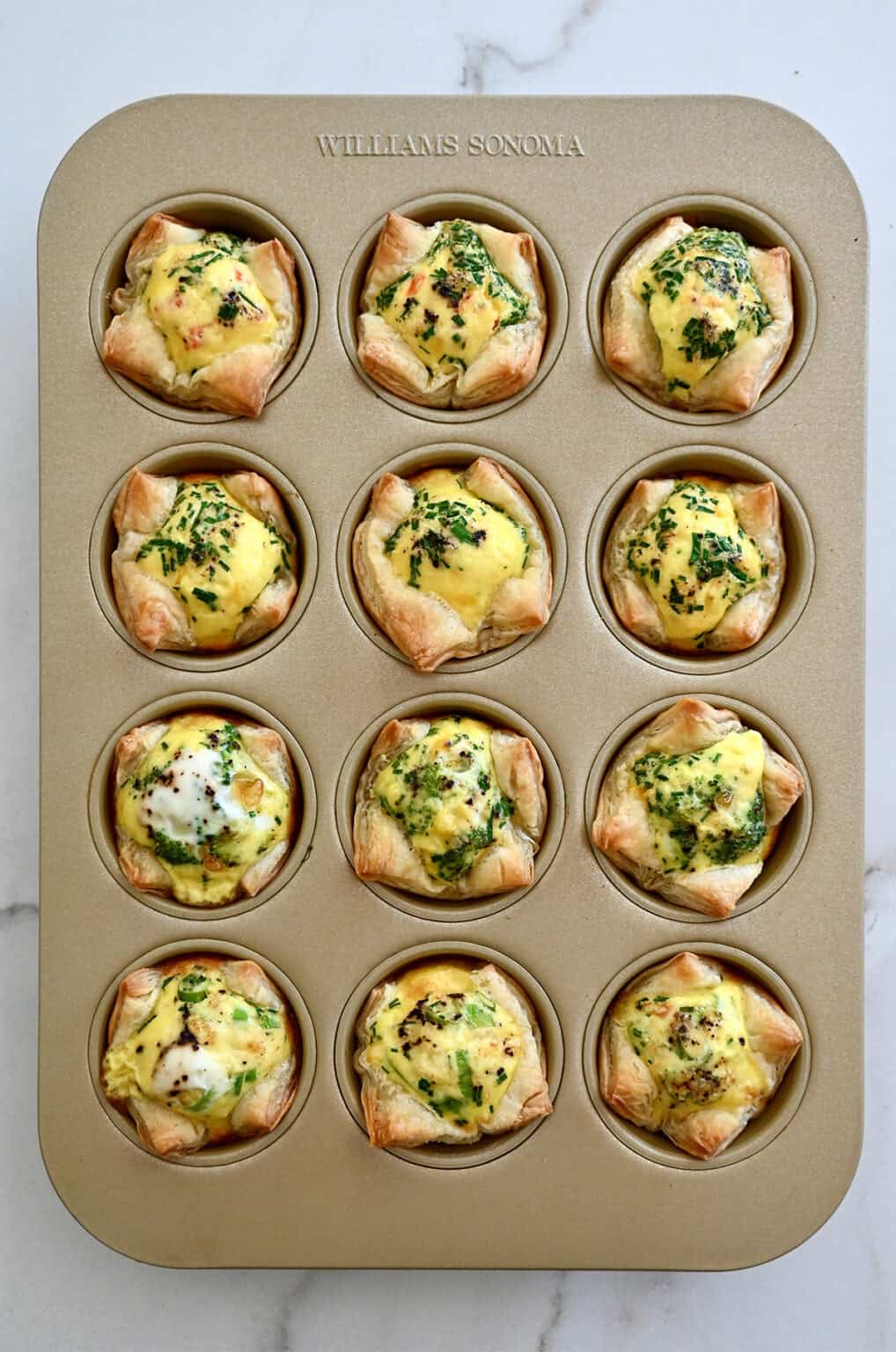 Mini Quiche with Puff Pastry (Any Flavor!)