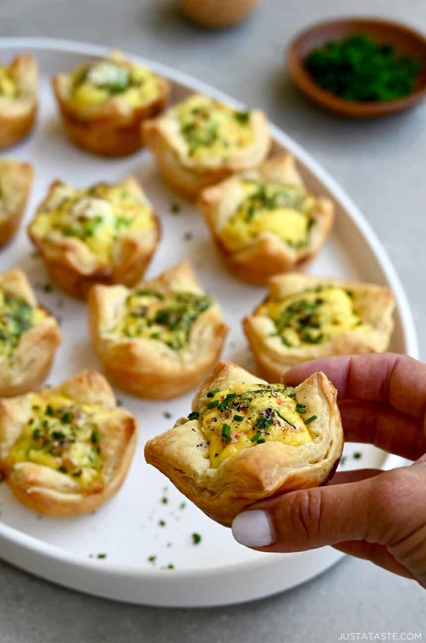 Mini Quiche with Puff Pastry (Any Flavor!)