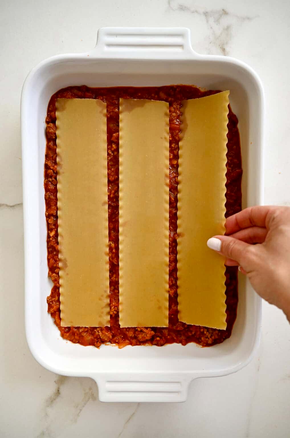 Lasagna with Cottage Cheese
